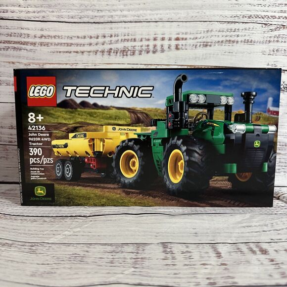 Lego | Toys | Lego Technic 4236 John Deere 962r 4wd Tractor 390 Pieces ...